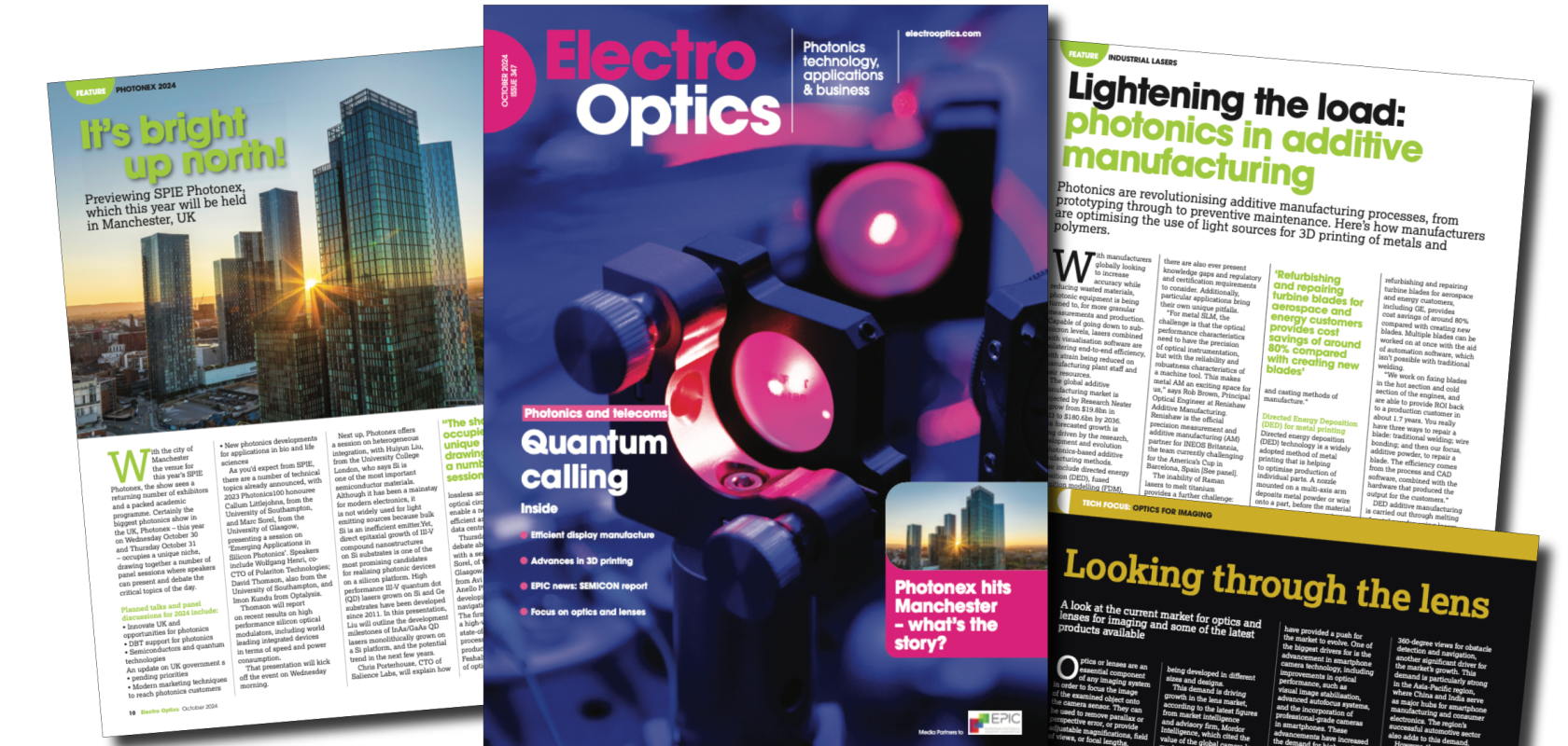 Introducing the October issue of Electro Optics | Electro Optics